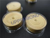 China Customized Format Yellow Garniture Tape For MK8 MK9 Cigarette Machine for sale