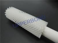 China Industrial Nylon Roller Cleaning White Brush For MK9 Cigarette Machine for sale