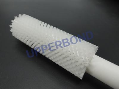 China Industrial Nylon Roller Cleaning White Brush For MK9 Cigarette Machine for sale