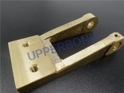 China Metal Gold Color Cigarette Machinery Push Arm Spare Parts for sale