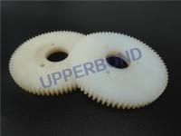 China Customized Plastic Gear Parts White Color For MK9 Cigarette Machine for sale