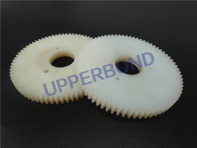 China Customized Plastic Gear Parts White Color For MK9 Cigarette Machine for sale
