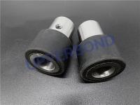 China Round Shape Black Rubber Roller Parts For Cigarette Making Machine for sale
