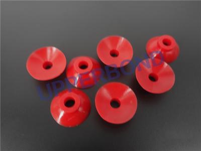 China Packing Machine Spare Parts Red Color Non Toxic Rubber Suction Bowl for sale