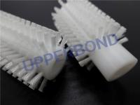 China Cigarette Machine White Soft Nylon Plastic Short Brushes for sale
