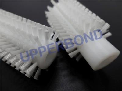 China Cigarette Machine White Soft Nylon Plastic Short Brushes for sale