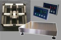 China Green LED Display Stainless Steel Bench Scale Heavy Duty 600kg Weighing for sale