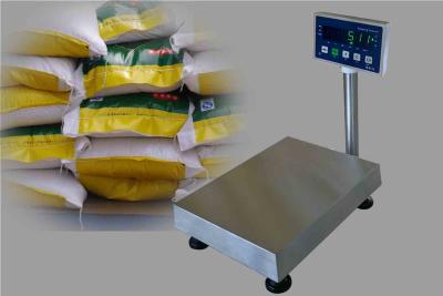 China Stainless Steel Electronic Platform Weighing Scale 12W Class III Accuracy for sale