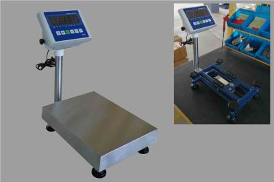 China LED Display Heavy Duty Platform Weighing Scale 6kg to 600kg with RS232 RS485 for sale
