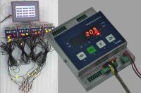 China DIN Rail Housing LED Display Weight Transmitter with PLC or DCS System for sale