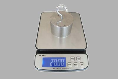China SF801 Platform Electronic Postal Scale 50kg 1g Auto Zero LCD Display for sale