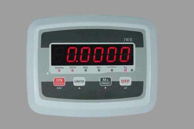 China LED Display Plastic Weighing Indicator 6 Digits Red LED 15000 Display Resolution Electronic Platform Scale Indicator for sale
