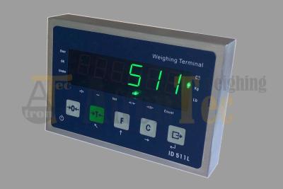 China Stainless Steel Weighing Indicator IP66 200000d Green LED Display RS232 MODBUS for sale