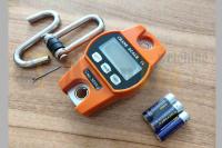 China Mini Crane Weighing Machine Plastic Crane Scale 300kg Capacity Orange Color for sale