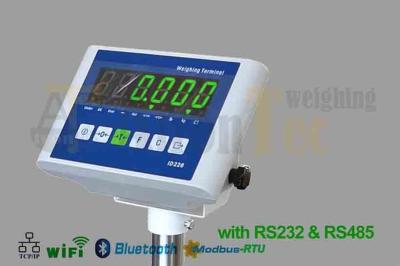 China Precision Weighing Scale Indicator / Truck Scale Indicator With Green LED Display for sale