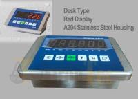 China Red LED Waterproof Floor Scale Indicator Stainless Steel IP66 200000d for sale