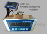 China A304 Stainless Steel Waterproof Weighing Scale Indicator 200000d Green LED IP67 for sale