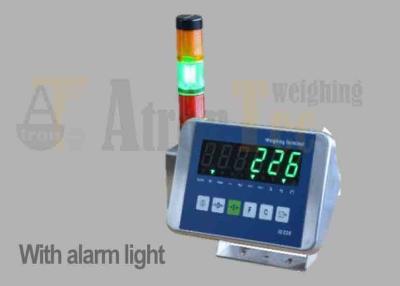 China Stainless Steel IP66 Wall Mount Weight Indicator Green LED Display 200000 Division RS232 RS485 for sale