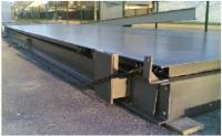 China Semi-mobile Truck Weighing Scale With Bottom Frame Under The Scale for sale