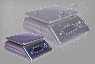 China IP68 Waterproof Stainless Steel Platform Weighing Scale 30kg Capacity 110h Battery for sale