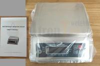 China IP68 Waterproof Stainless Steel Platform Weighing Scale 30kg Capacity 110h Battery for sale