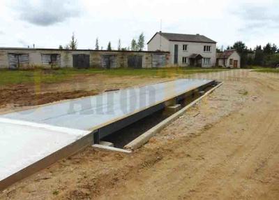 China Digital Vehicle Weight Scales Plain Plate On Board Truck Scales 30-120t Capacity 3-3.4m Width for sale