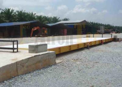 China Concrete Steel Truck Weighing Scale 3m Width 30t Capacity Steel Frame Quick Measuring for sale