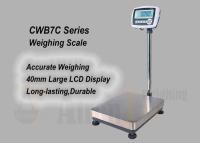 China Electronic Bench Scale with Large LCD Display 40mm Mild Steel Platform 3kg to 1500kg for sale