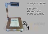 China Platform Dual Led Ip68 30kg Waterproof Weighing Scale for sale