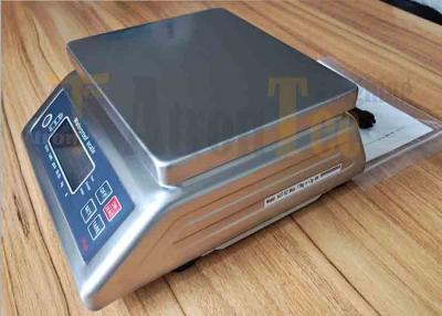 China IP68 Waterproof 7.5kg Anti Shock RS232 Retail Weighing Scale Stainless Steel for sale