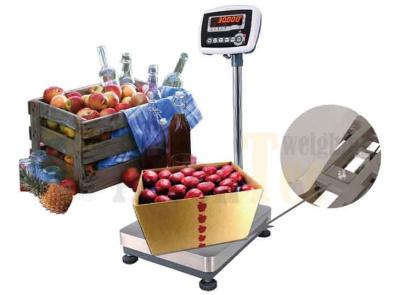 China 1500kg Steel Load Cell Bench Scale 800x800mm Platform Weighing Scale for sale