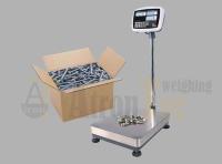 China 280mm x 280mm Platform 1500kg Electronic Counting Bench Scale with 3 LCD Displays for sale