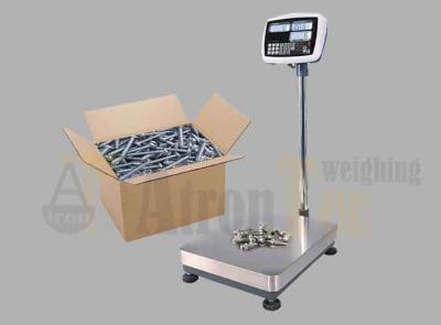China 280mm x 280mm Platform 1500kg Electronic Counting Bench Scale with 3 LCD Displays for sale