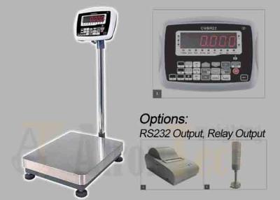 China LED Display 1500kg Electronic Platform Weighing Scale with 6V Rechargeable Battery for sale