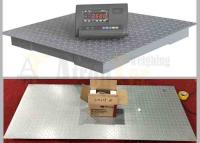 China Compact Steel Platform Floor Scale with LED Display Weighing Indicator for sale