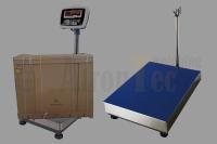 China Carbon Steel Platform Weighing Scale 1500kg Welded Structure Industrial Floor Scale for sale