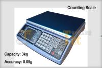 China Capacity 3kg Accuracy 0.05g Electronic Counting Scale With LCD Display for sale