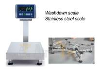 China Stainless Steel Waterproof Weighing Scale IP69K 400x500mm Washdown Platform Scale for sale