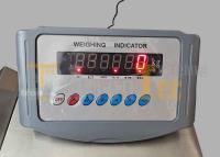 China Red LED Weighing Indicator Plastic Housing 6-Digit Display 30h Battery Animal Scale for sale