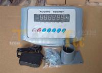 China Red LED Weighing Indicator Plastic Housing 6-Digit Display 30h Battery Animal Scale for sale