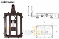 China Plastic LED Display Bench Weighing Scale 5kg to 600kg Capacity Accurate Industrial for sale