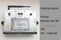 China WIFI Weighing Indicator With Red LED Display, Stainless Steel Platform Scale Indicator for sale