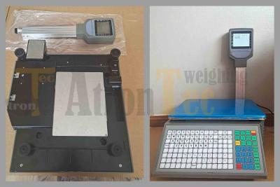 China Electronic LCD Display Label Printing Scale 15kg 30kg Capacity 2g 5g Accuracy for sale