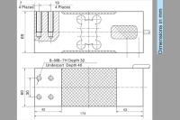 China Aluminium Alloy Single Point Load Cell , L6G Platform Load Cell Colorless Anodized for sale
