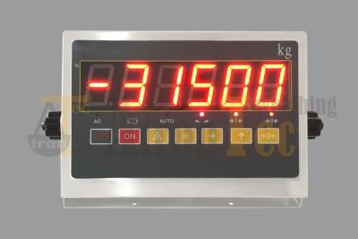 China SS304 Stainless Steel Animal Weighing Scale Indicator 6 Digit Red LED Display 30h Battery for sale