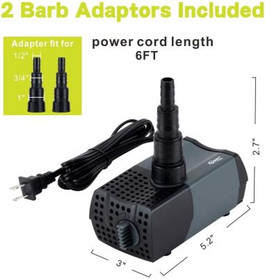 China Plastic 38w Submersible Water Pump Fish Tank for sale