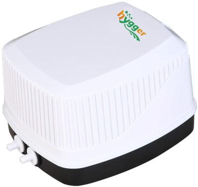 China Hygger Powerful Dual Aquarium Air Pump 250GPH Quiet Fish Tank Air Pump Oxygen Pump for 50 to 600 Gallon Tank with 2 Outlets 10W for sale