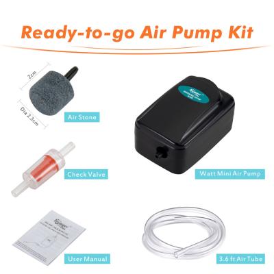 China Hydroponics 50gph Oxygen Pump For Fish Bowl for sale