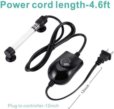 China Mini Inline Quartz Glass Hygger Aquarium Heater for sale