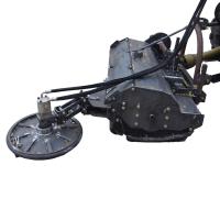 China 18 Hammer Driven Hydraulic Flail Mower With Inter Row Disc 240KG QYMD110 for sale
